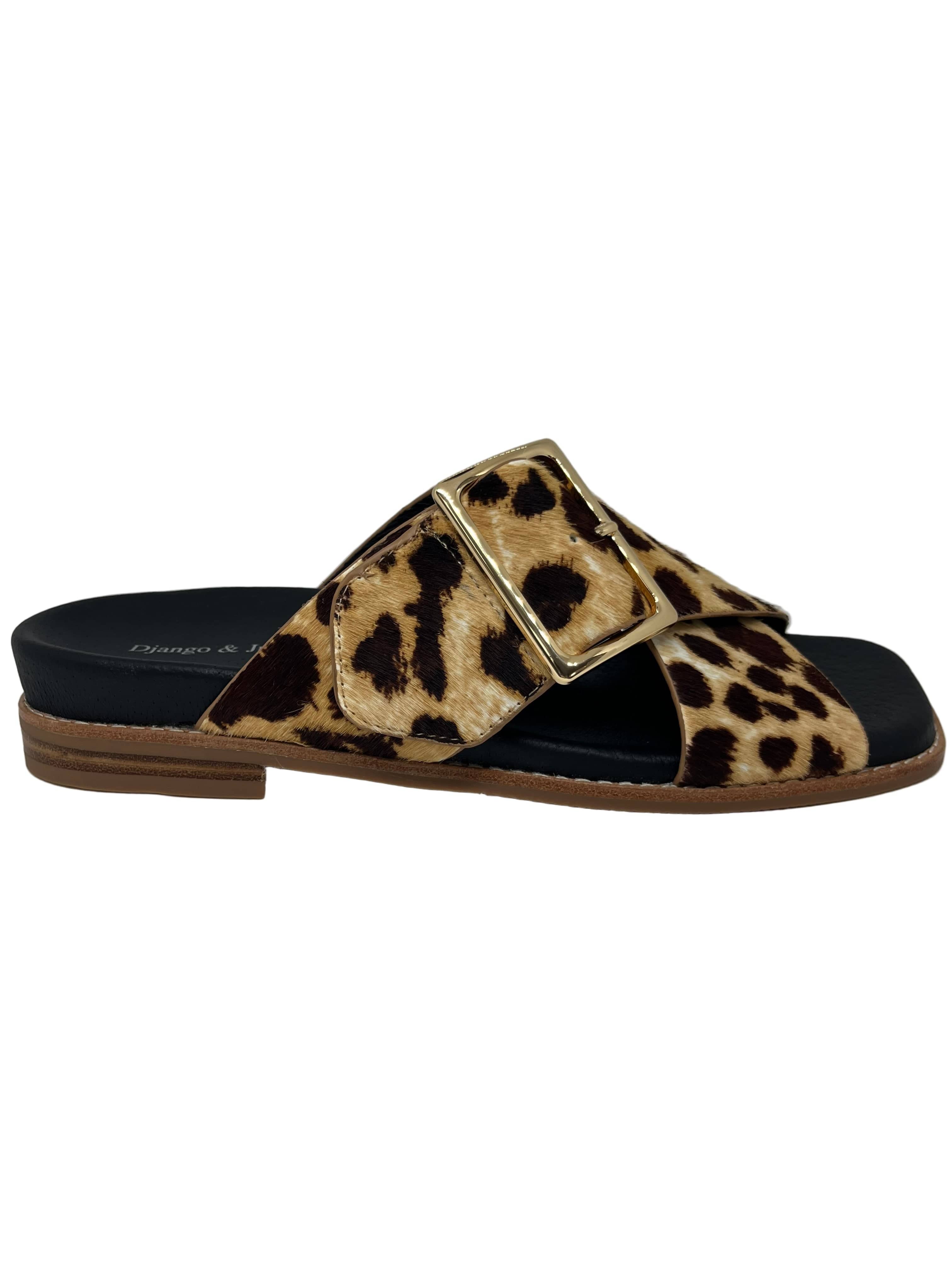 EFRI LEATHER SLIDE – Stomp Shoes Darwin